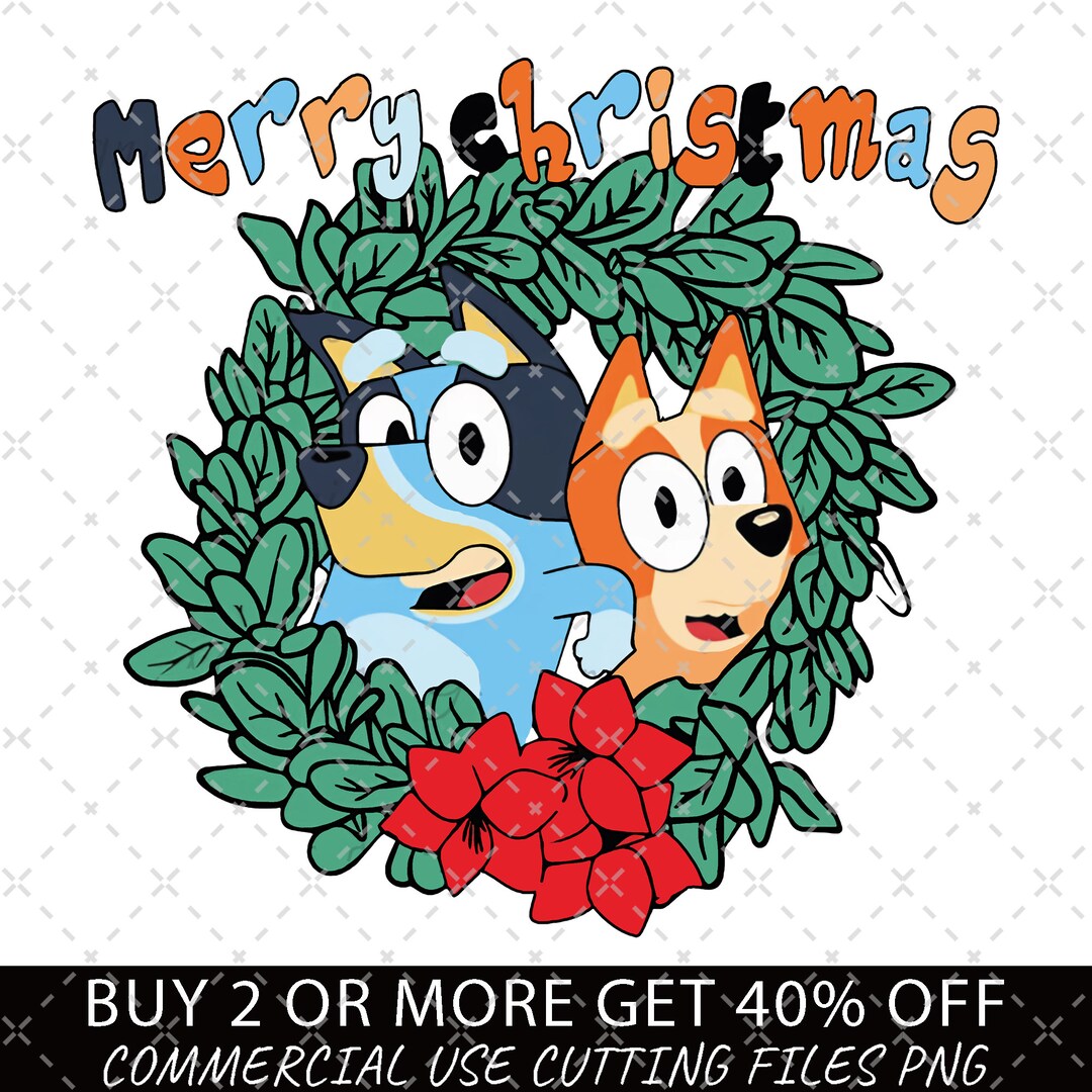 Bluey Christmas Png Bluey Family Christmas Png Christmas - Etsy