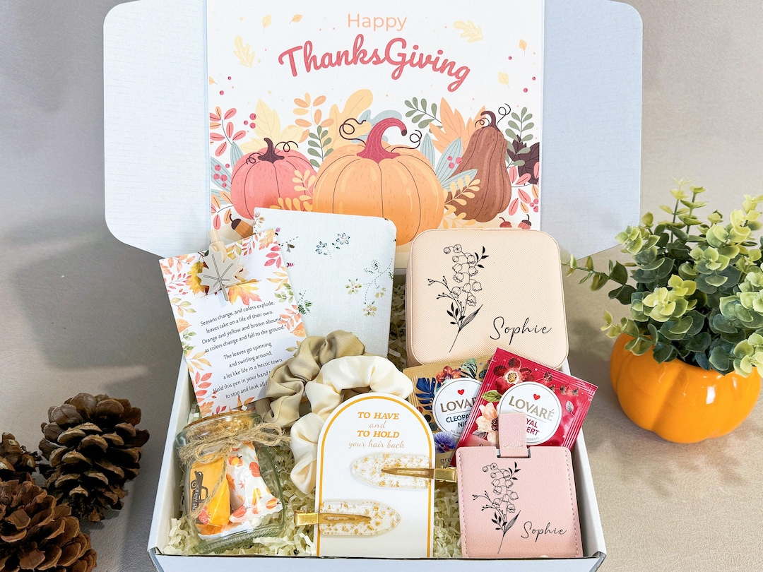Hygge Thanksgiving Gift Box,pumpkin Fall Gift Basket,cozy Fall Gift Set ...