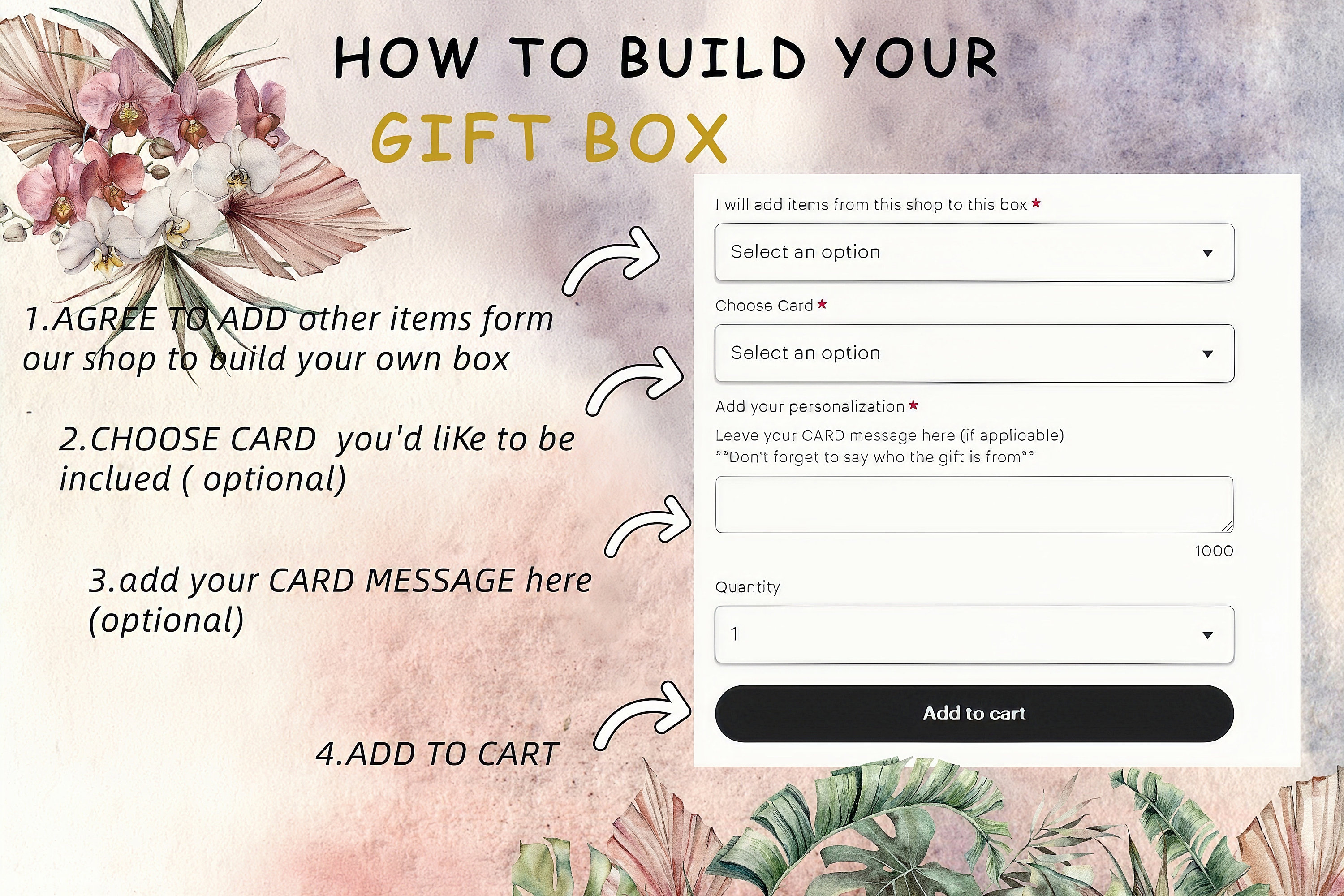 Build a Box Gift Start Here !create Your Own Custom Gift Box,custom ...