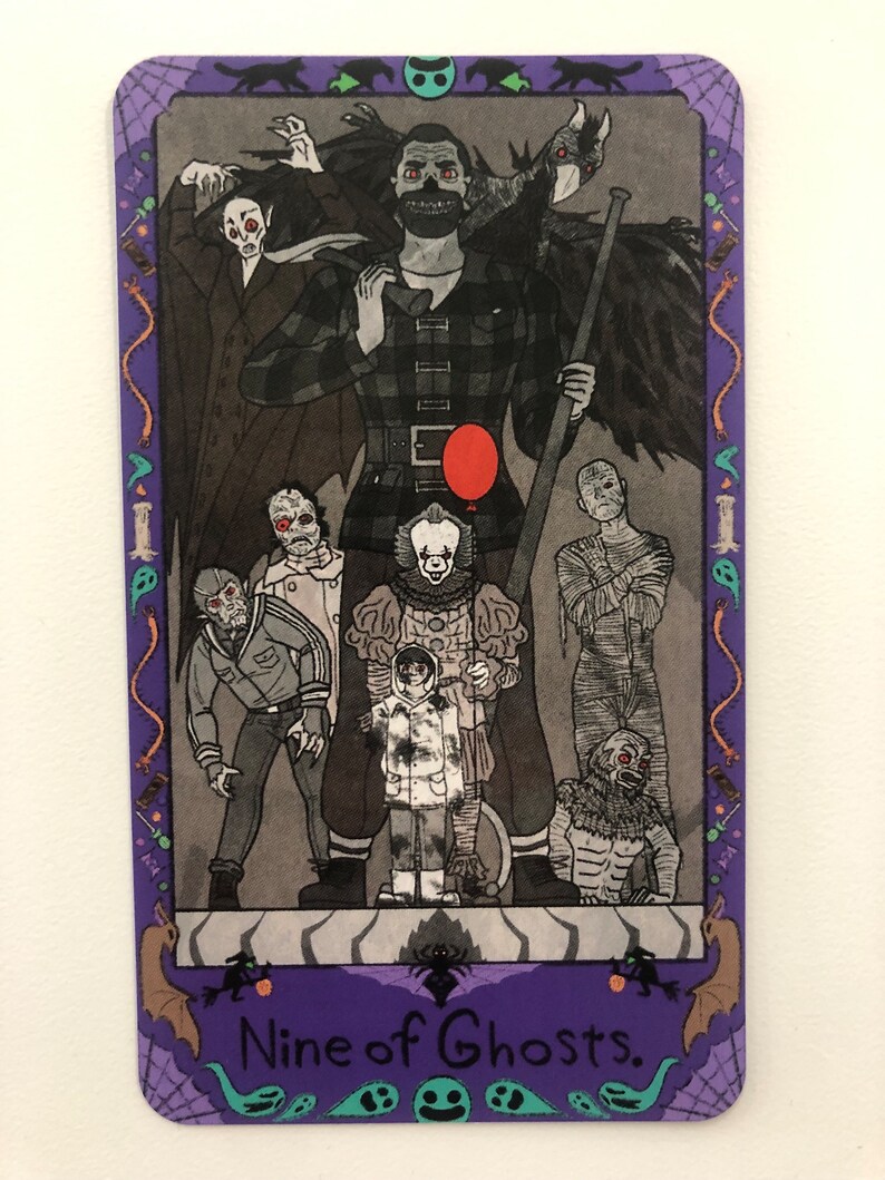 The Spooky Tarot, a Tarot Deck of Halloween Horror - Etsy