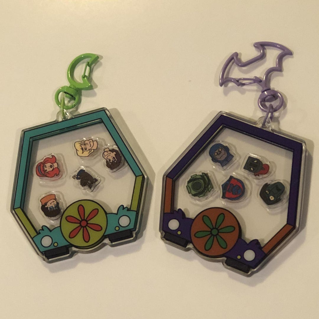 Scooby-doo Shaker Charm Keychains - Etsy