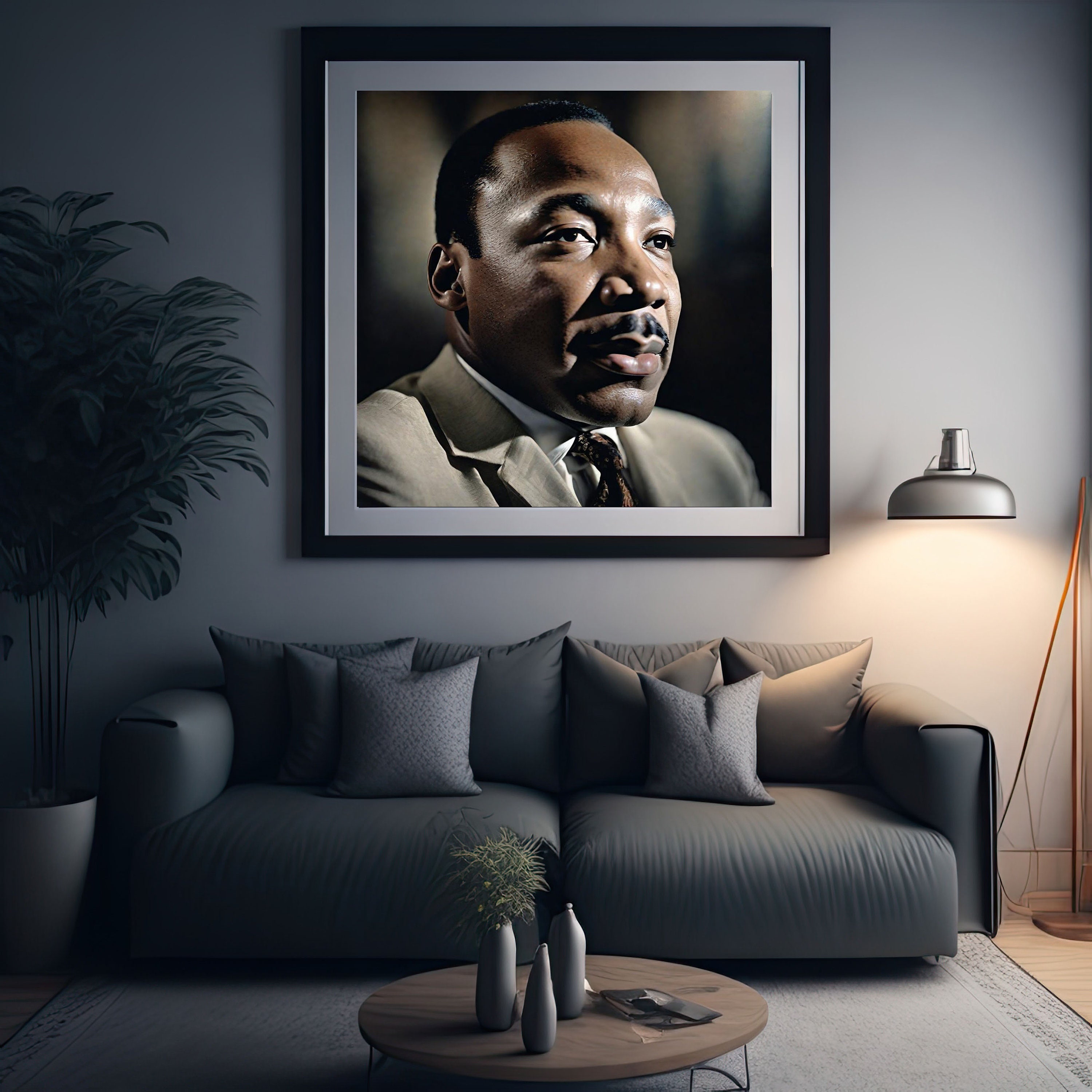 Martin Luther King Print Martin Luther King Wall Décor Mlk Print Martin ...