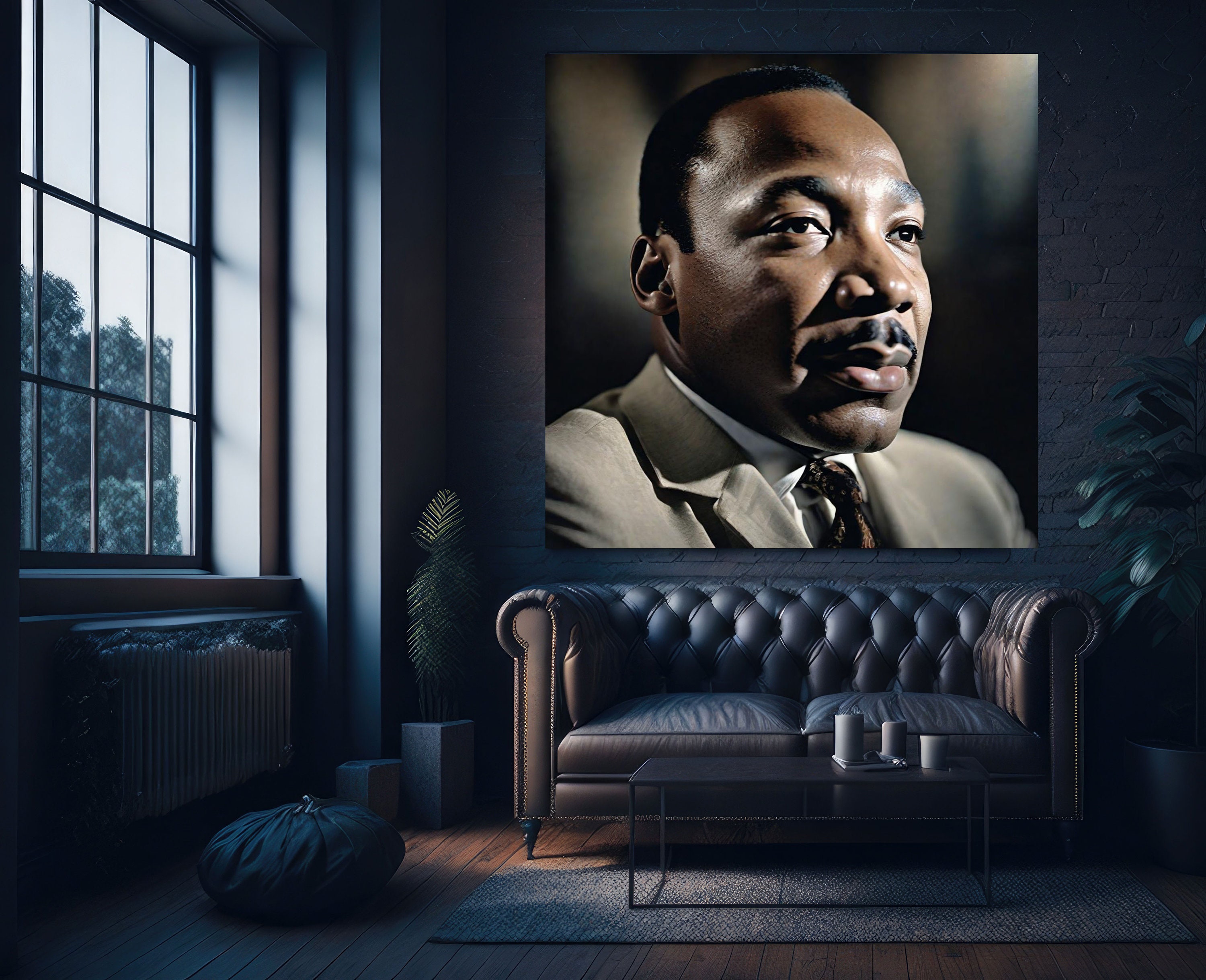 Martin Luther King Print Martin Luther King Wall Décor Mlk Print Martin ...