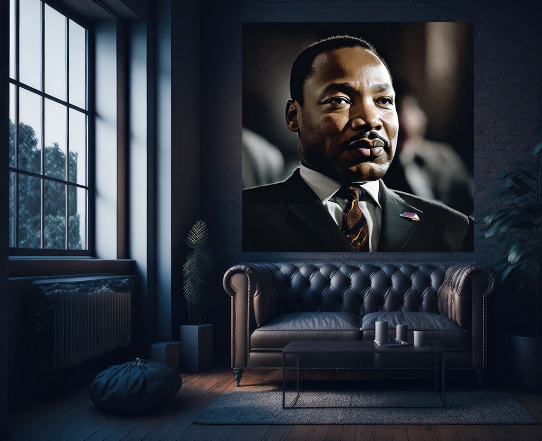 Martin Luther King Print Martin Luther King Wall Décor Mlk Print Martin ...