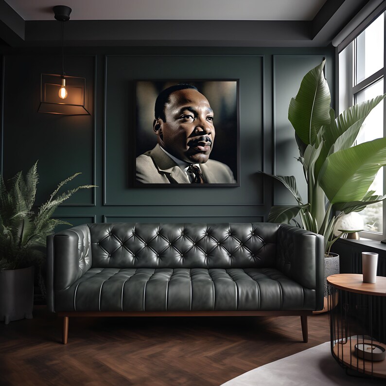 Martin Luther King Print Martin Luther King Wall Décor Mlk Print Martin ...