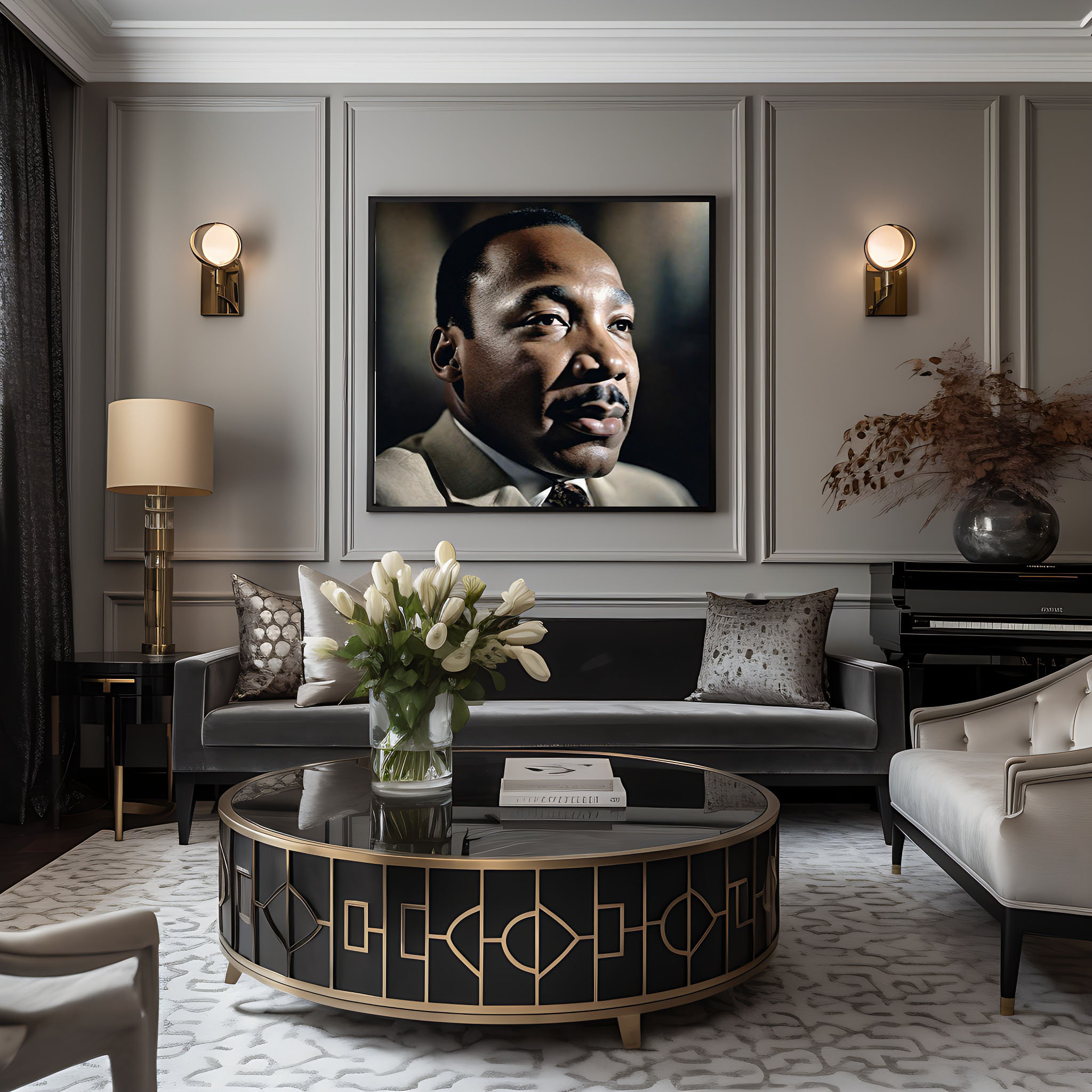 Martin Luther King Print Martin Luther King Wall Décor Mlk Print Martin ...