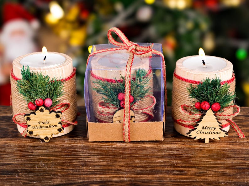 Christmas Ornaments, Candle Holder, Christmas Gifts, Merry Christmas ...