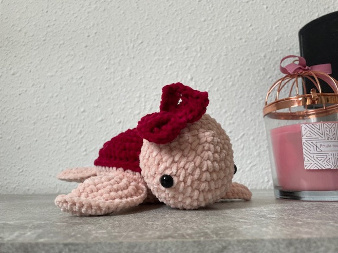Pink Turtle Plush Toy - Etsy