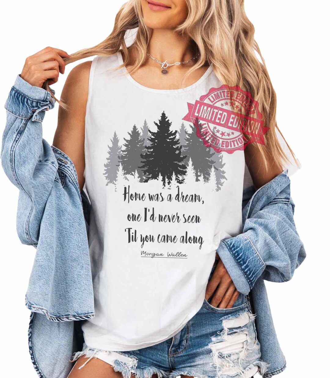 Morgan Wallen Inspired Tank Shirt 2024-cover Me Up, Perfect Gift for ...