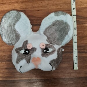 HQ Grey & White Therian Mouse Mask - Etsy