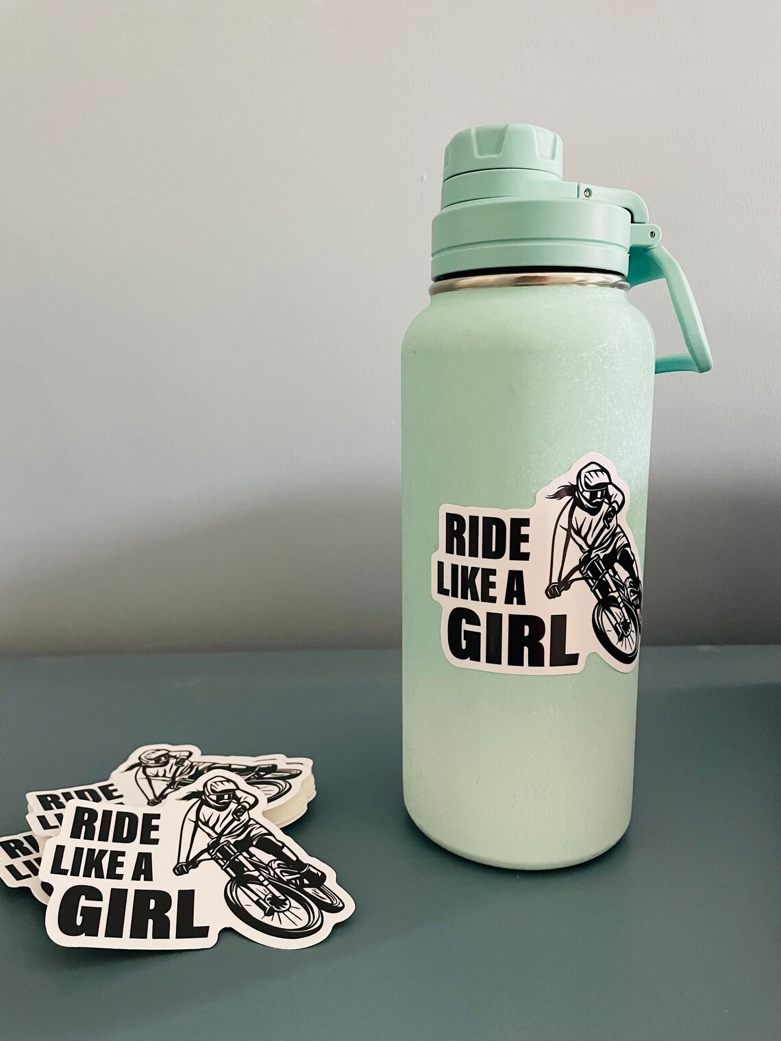 Mountain Bike Sticker | Ride Like a Girl | Downhill Mtb, Downhill ...