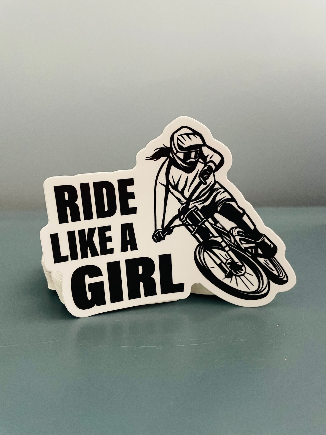 Mountain Bike Sticker | Ride Like a Girl | Downhill Mtb, Downhill ...
