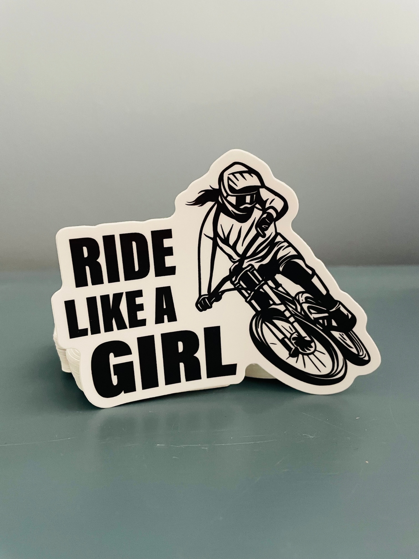 Mountain Bike Sticker | Ride Like a Girl | Downhill Mtb, Downhill ...