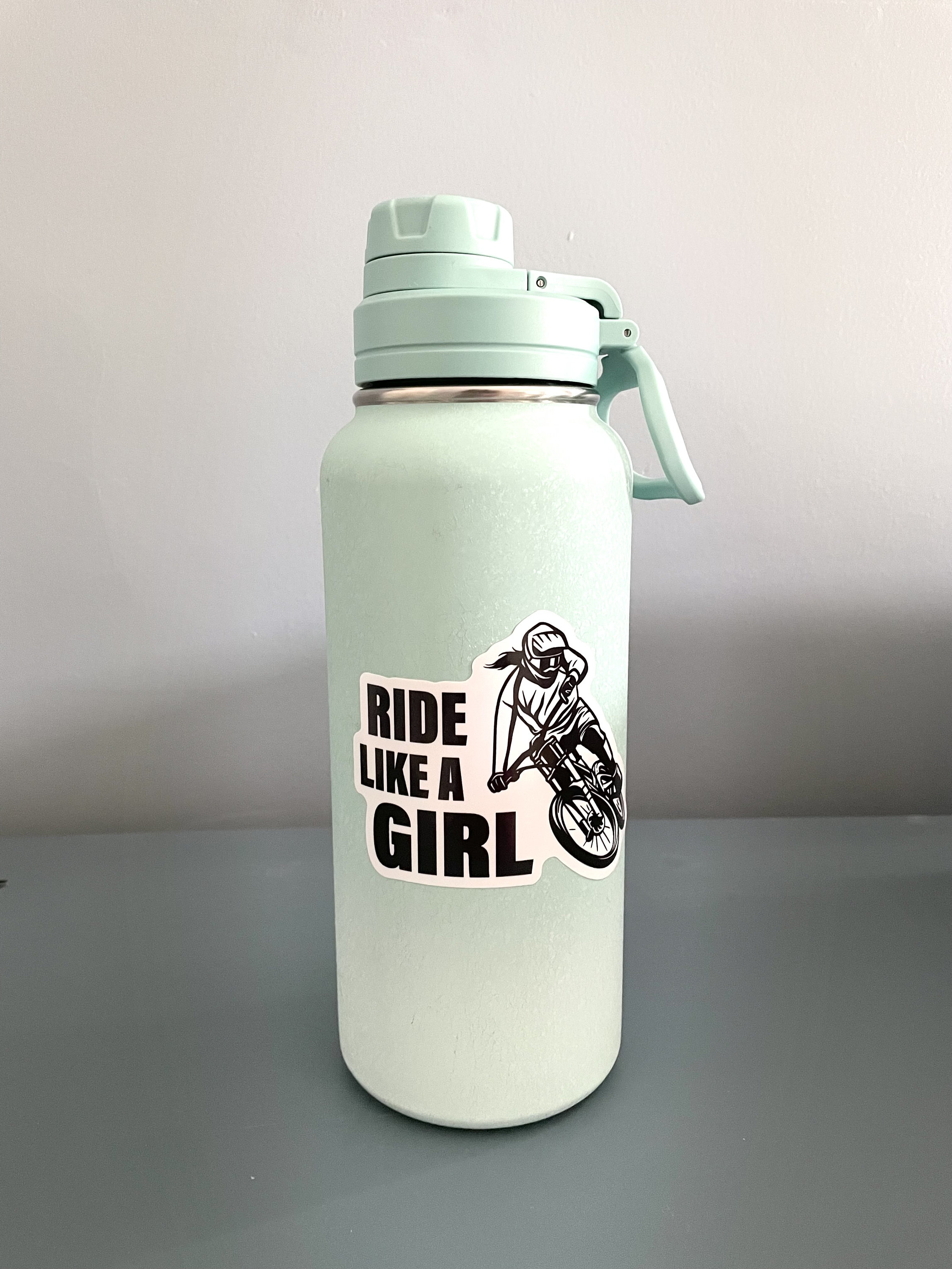 Mountain Bike Sticker | Ride Like a Girl | Downhill Mtb, Downhill ...