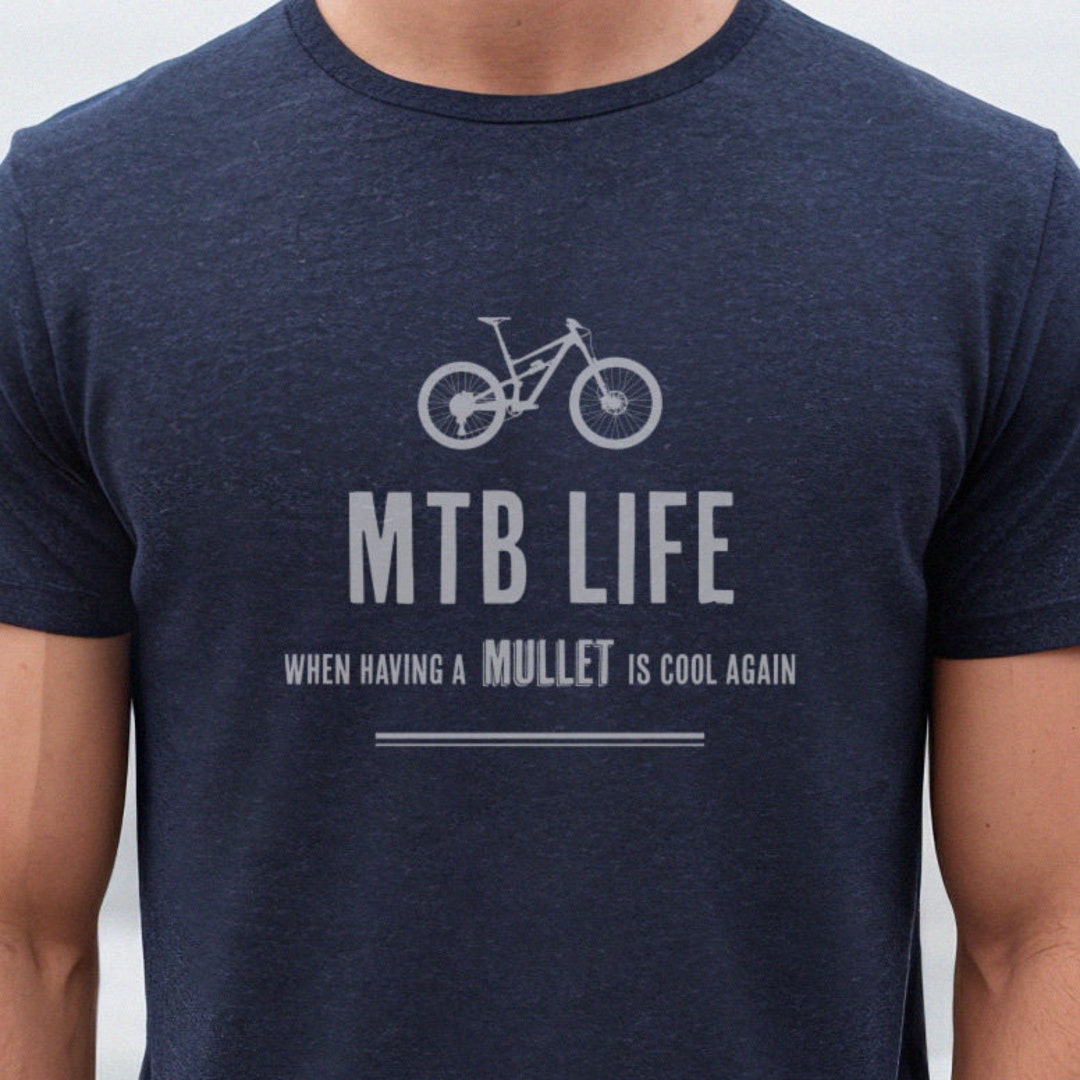 Mullet Mountain Bike T-shirt, Mountain Biking, Downhill Mountain Biking ...