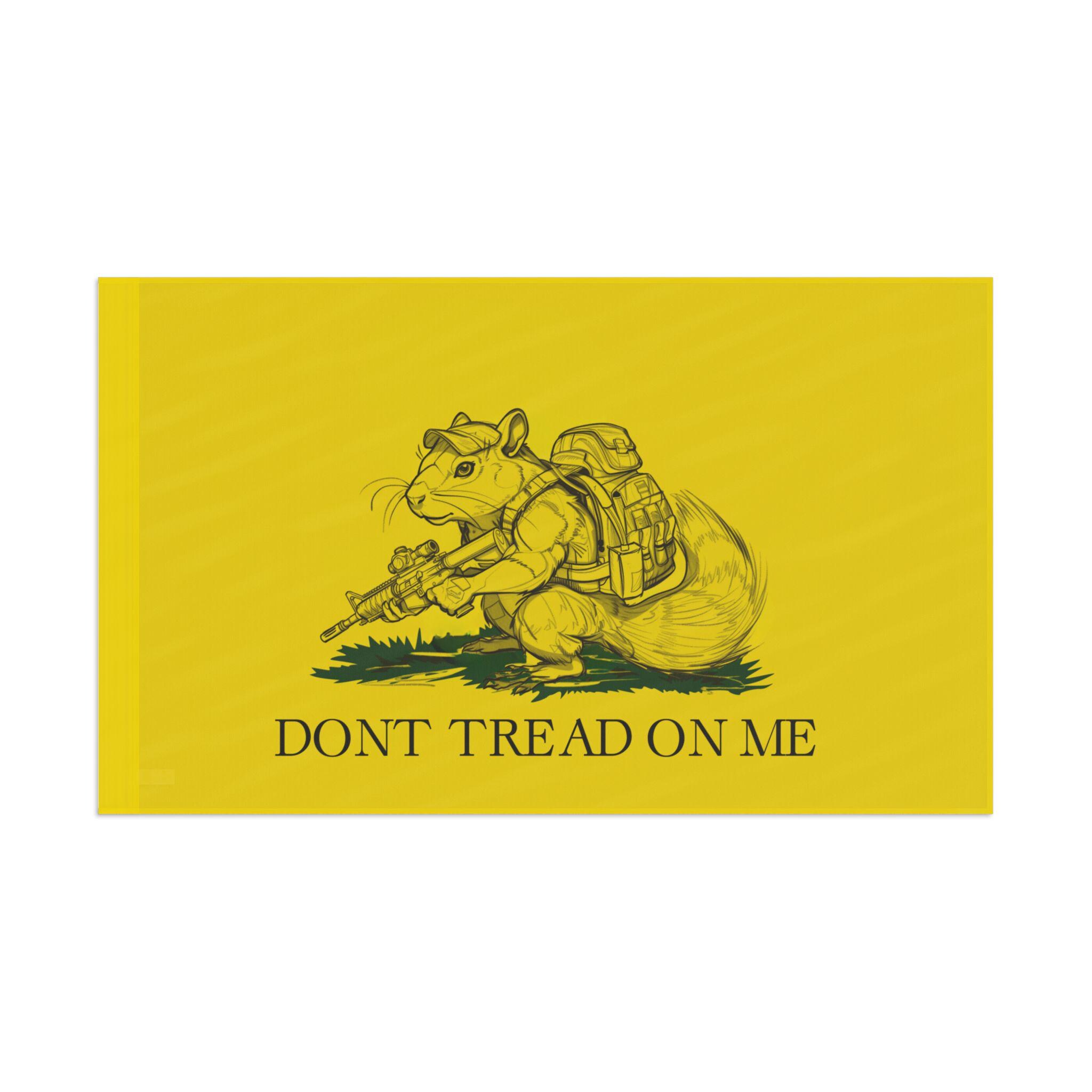 Patriot Squirrel Dont Tread on Me Flag - Etsy