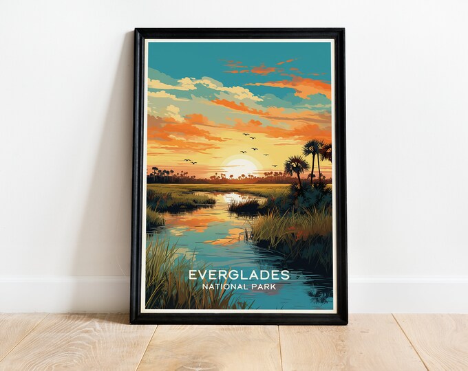 Animals of Everglades National Park 11x14 - Etsy