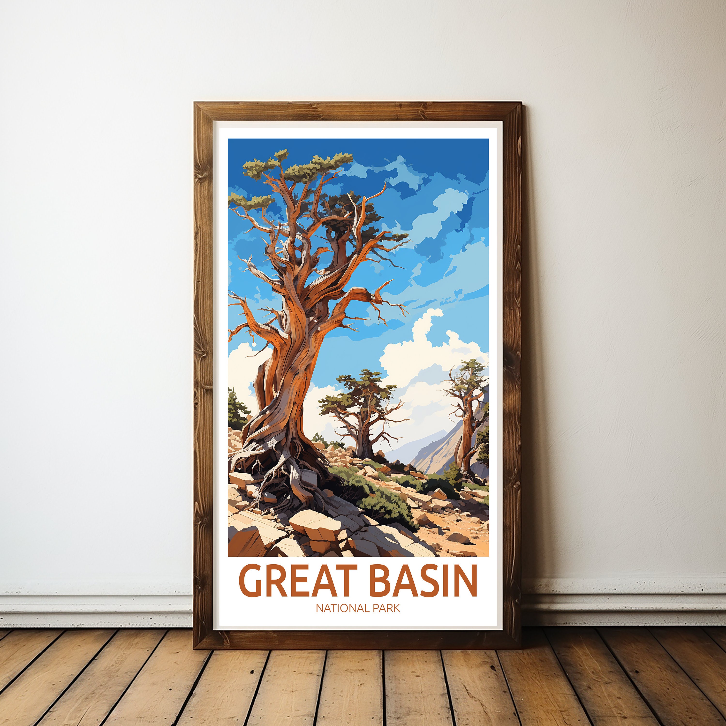 Great Basin National Park Poster, Wall Art, Travel Poster, Great Basin ...