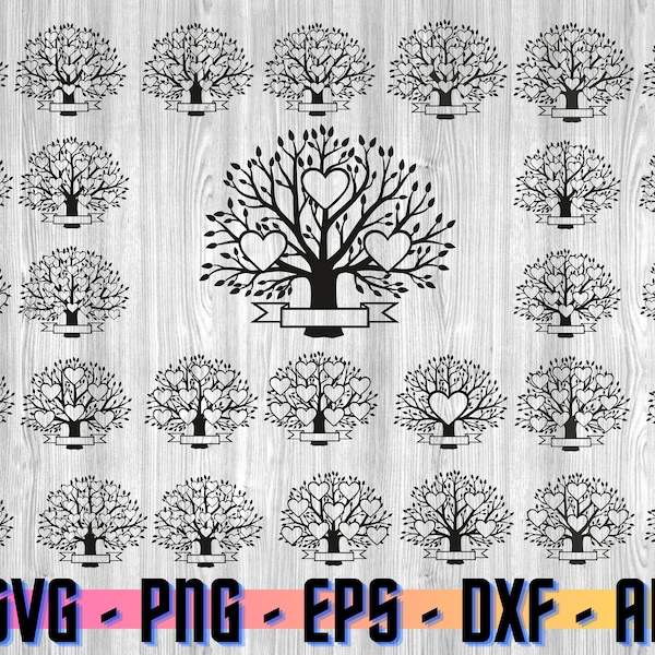 Family Tree Svg - Etsy