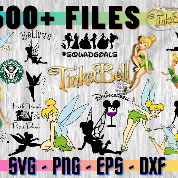 Tinkerbell Svg - Etsy