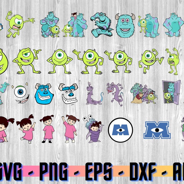 Monters Inc Boo Svg - Etsy