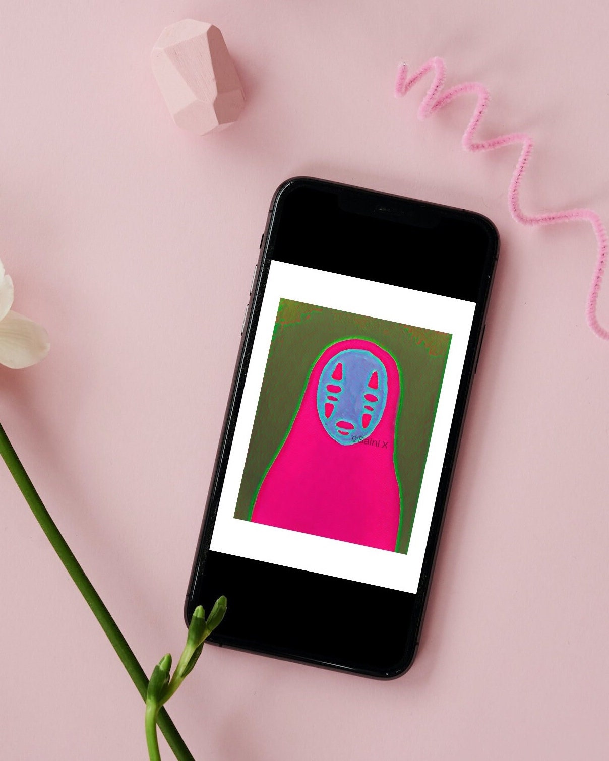 Kaonashi (no Face) Spirited Away Fanart Digital Download - Etsy