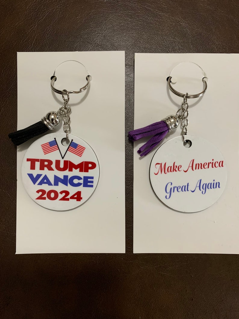 2024 Trump-vance Keychains - Etsy