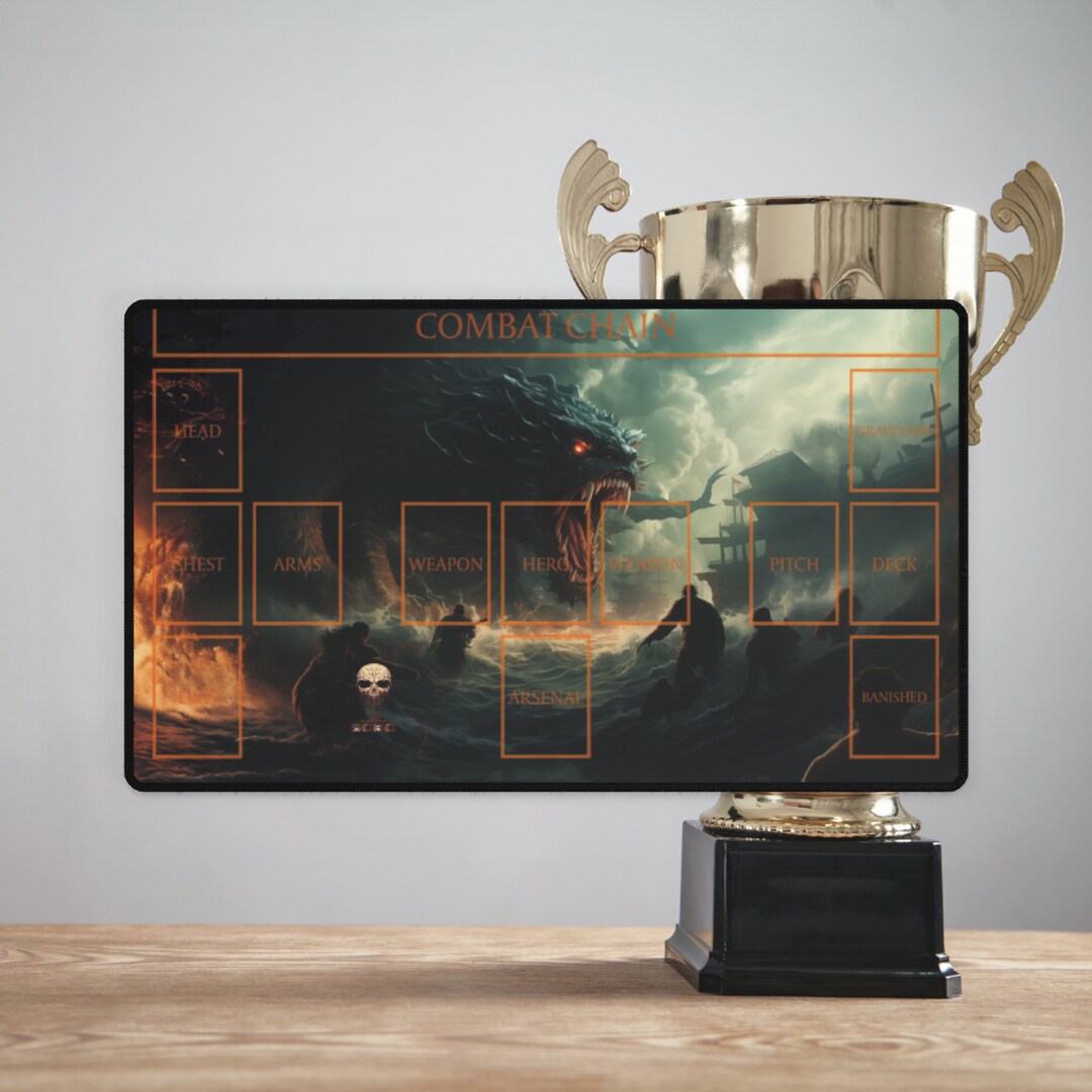 SCBC: Flesh and Blood sea Monster Play Mat. Flesh & Blood. Card Game ...