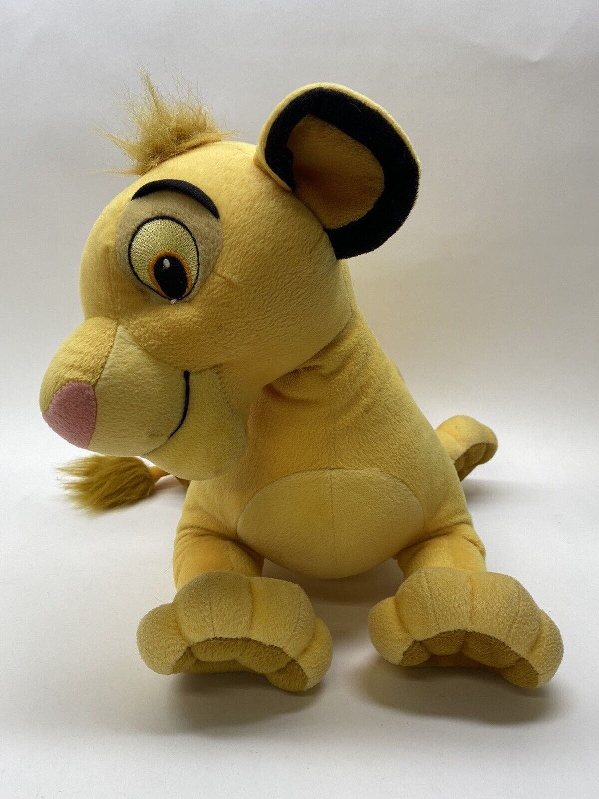 Disney the Lion King Simba Plush Cub Large 20 Stuffed Animal Hasbro Toy ...