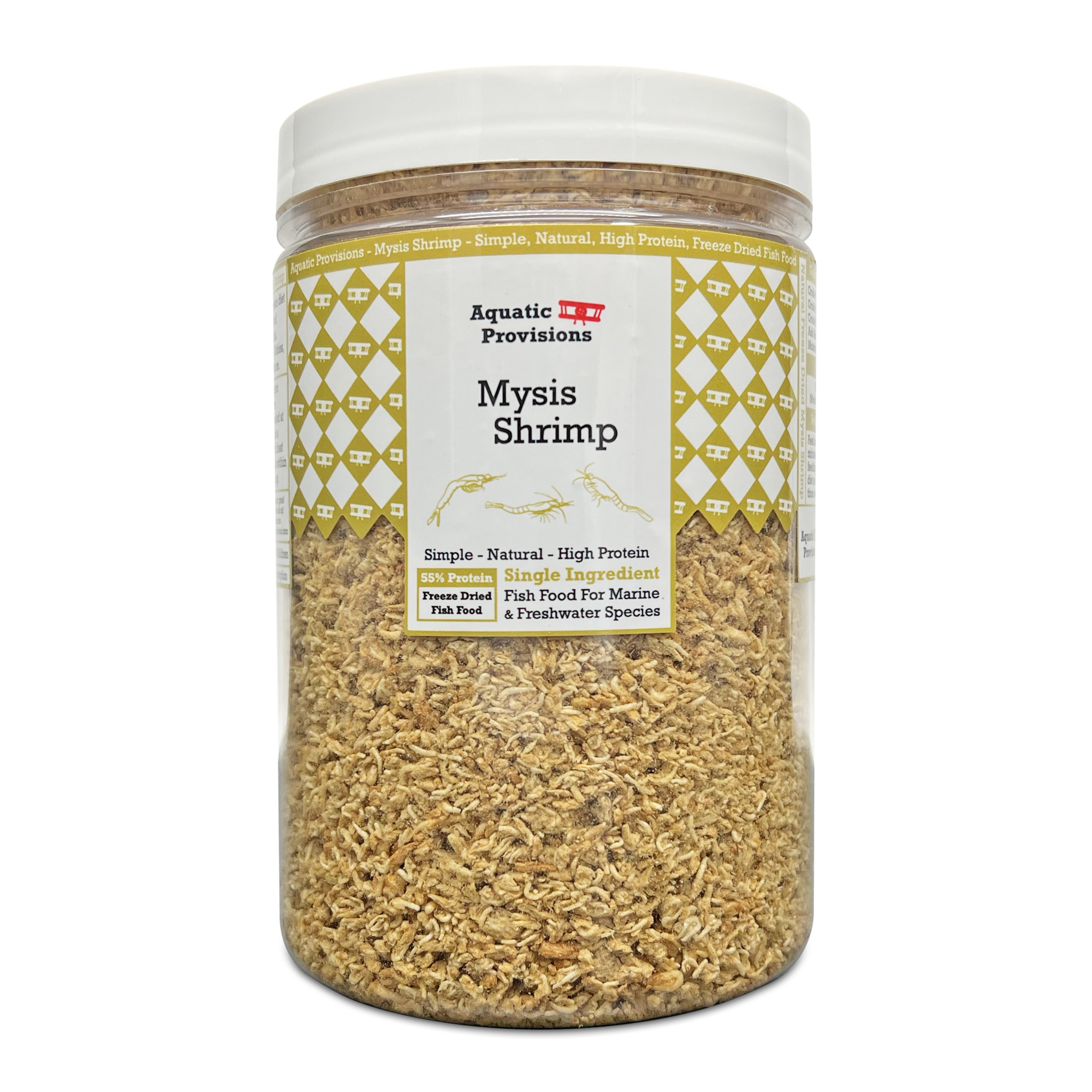 Freeze Dried Mysis Shrimp Simple, Natural, High Protein Fish Food - Etsy