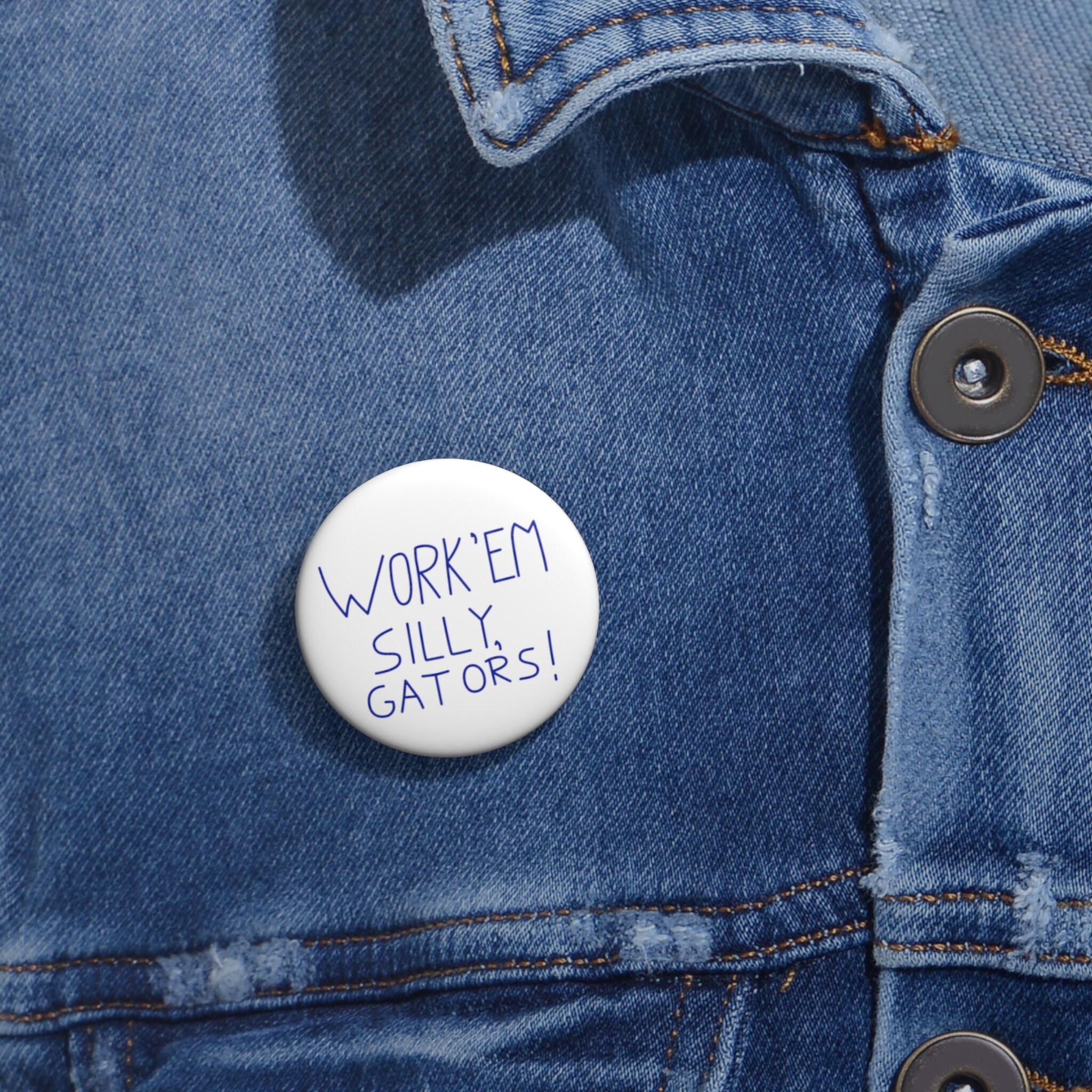 Florida Gators Gameday Pin Buttons - Work 'em Silly Collection - Etsy