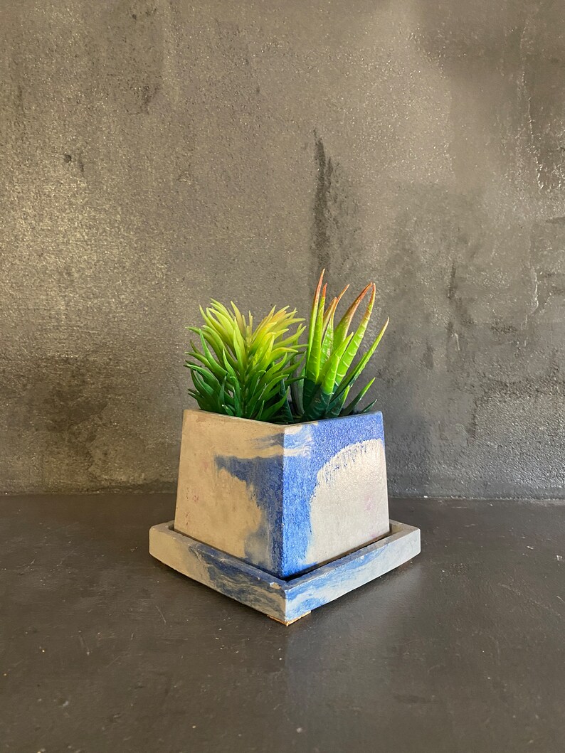 Square Planter | Planters | Planter With Drainage Dish | Pots & Plants ...
