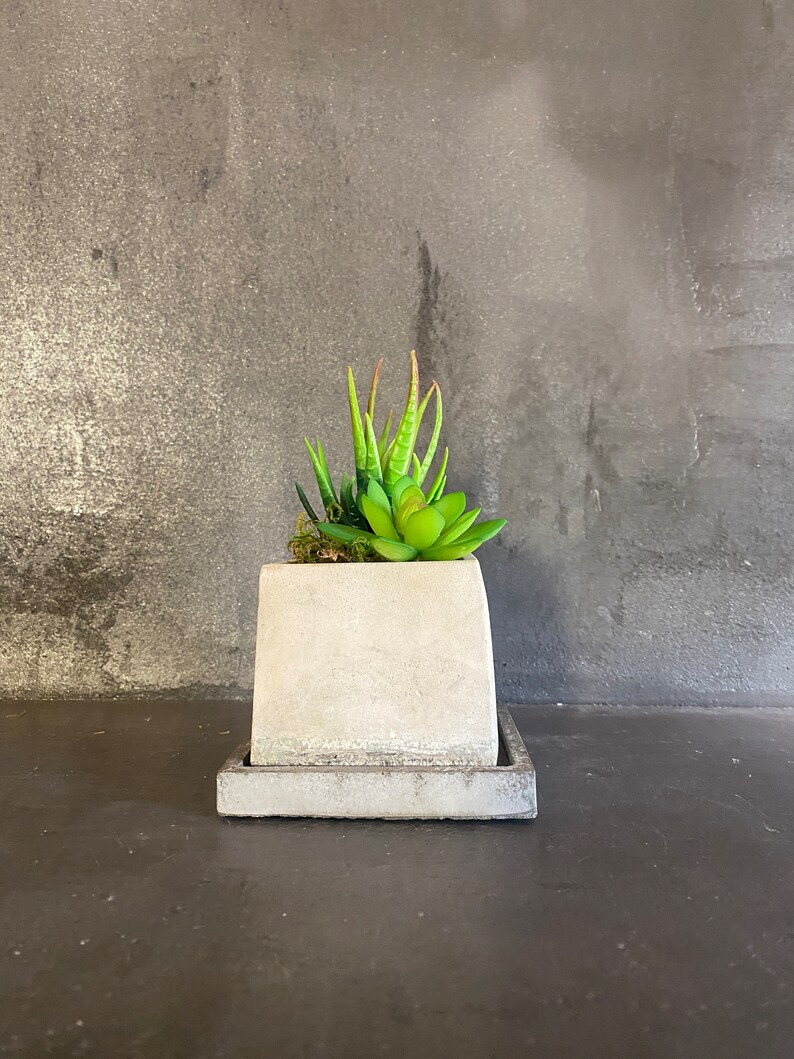 Square Planter | Planters | Planter With Drainage Dish | Pots & Plants ...