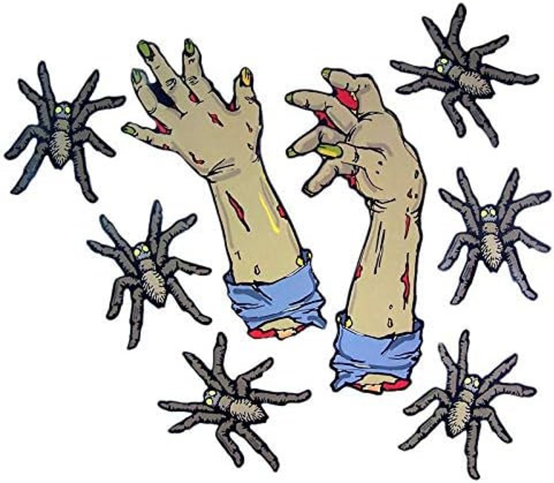 Halloween Decorations Scare Kit With Creepy Spiders and Realistic ...