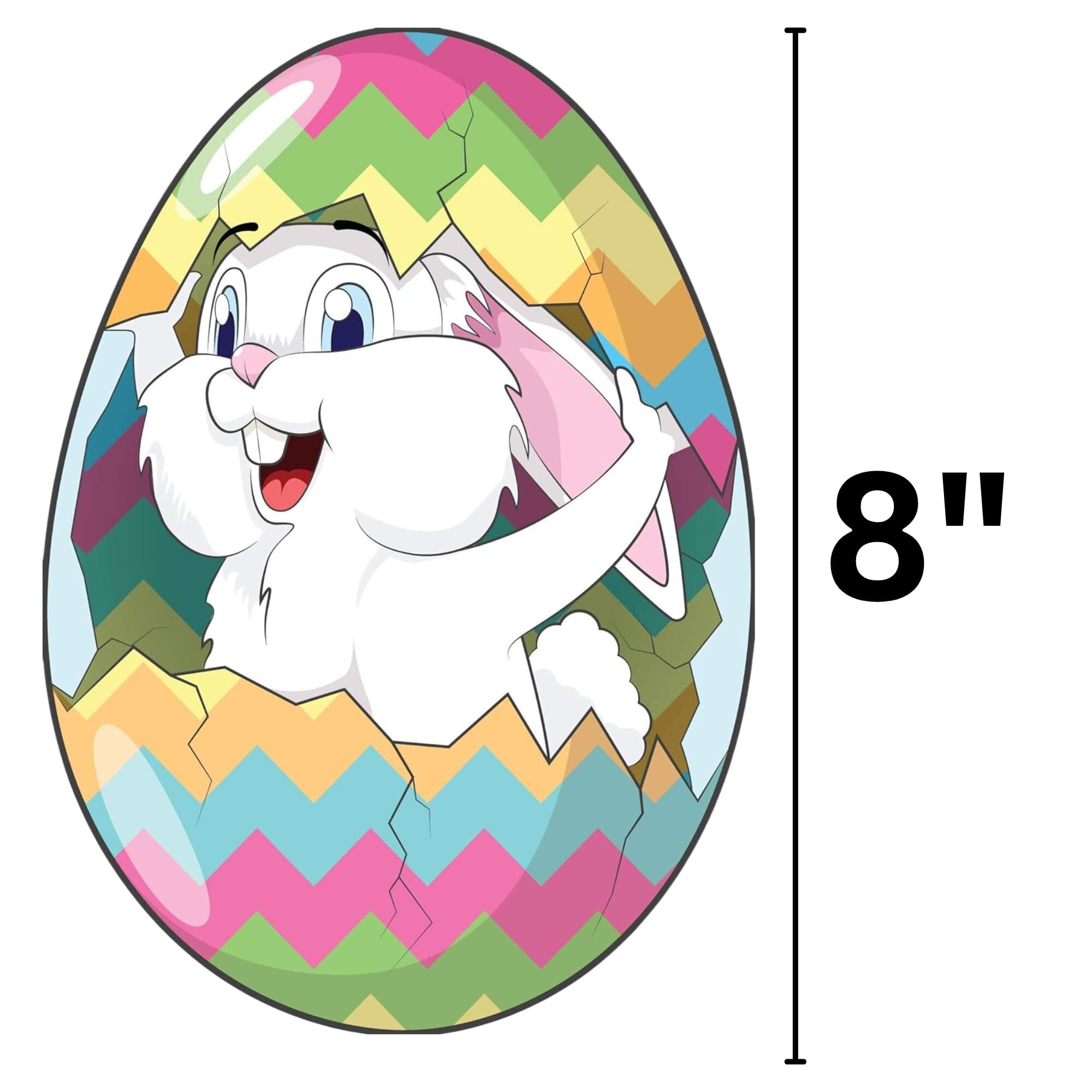 Happy Easter Bunny and Egg Magnet, Garage, Lockers, and Refrigerator ...