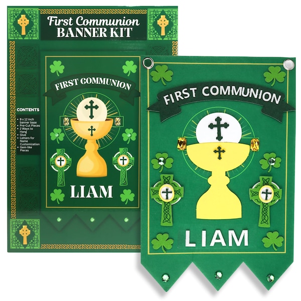 First Communion Banner Kit - Etsy