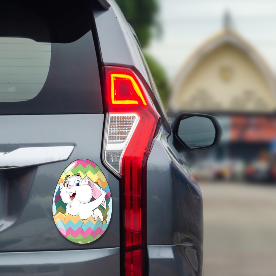 Happy Easter Bunny and Egg Magnet, Garage, Lockers, and Refrigerator ...