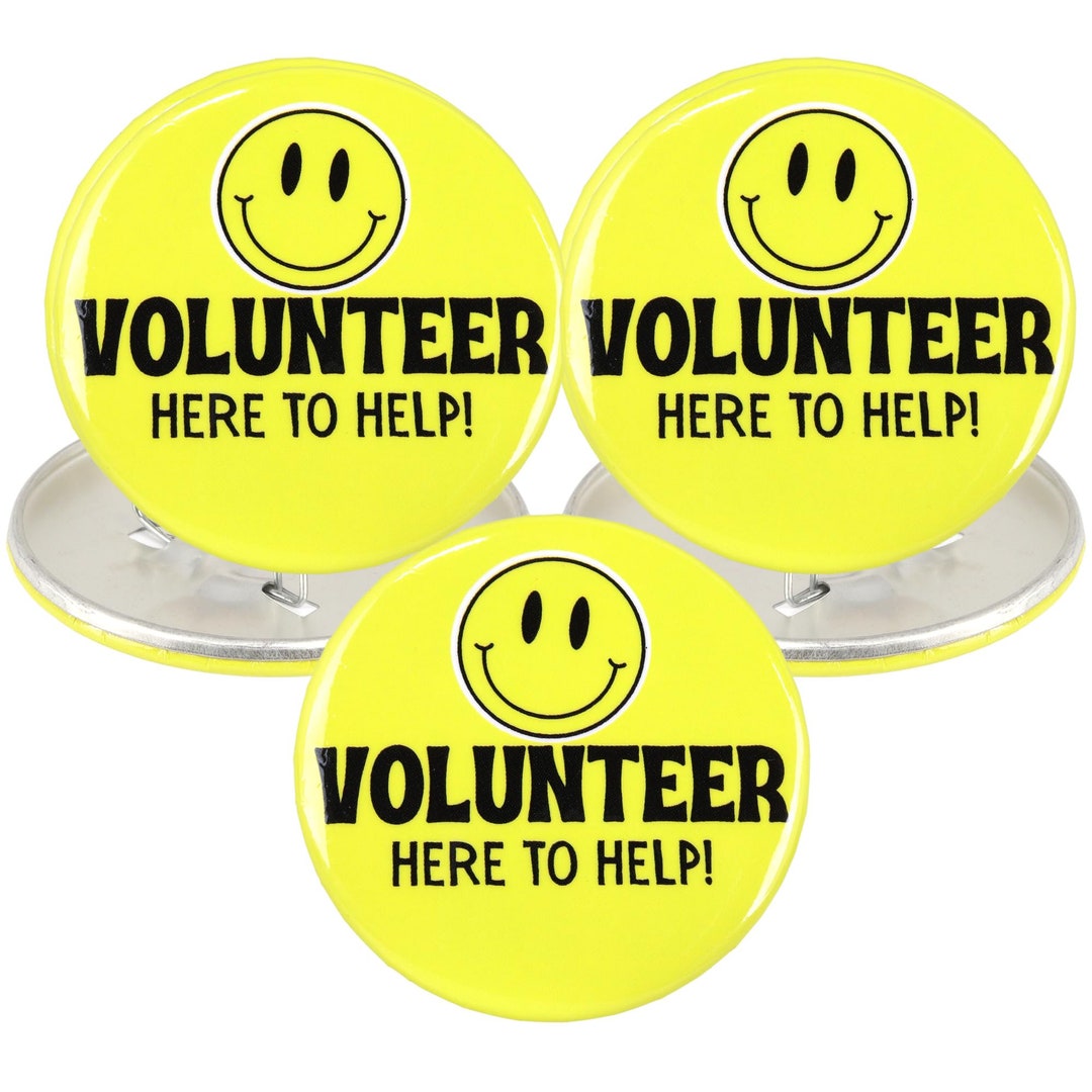 Ask Me Anything Buttons, Volunteer, Teacher, and Customer Service ...