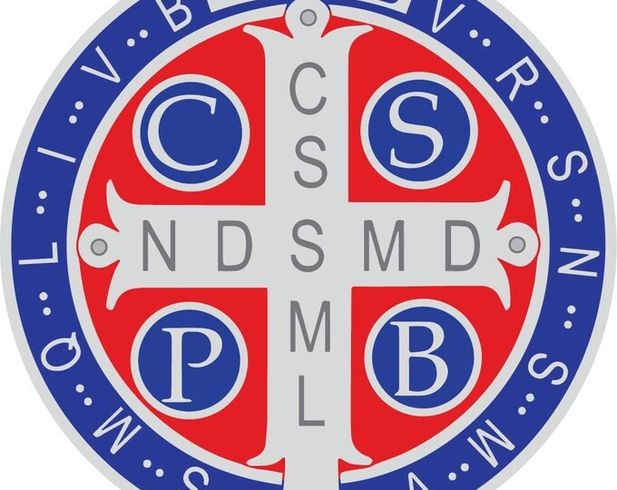 Catholic Car Magnet Color Saint Benedict Medal for Lockers or Fridge ...