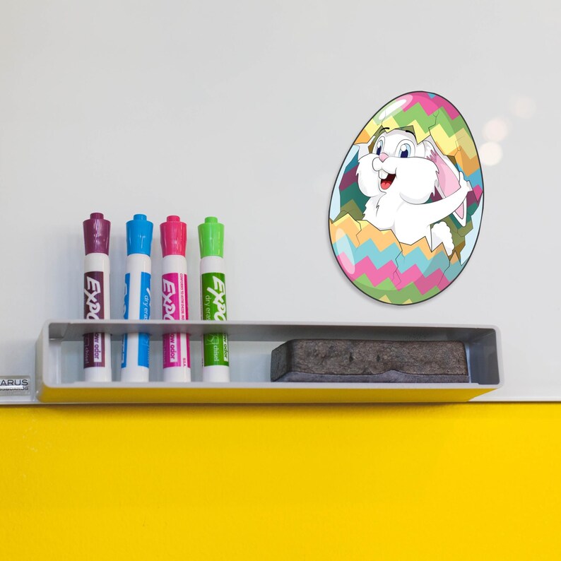 Happy Easter Bunny and Egg Magnet, Garage, Lockers, and Refrigerator ...