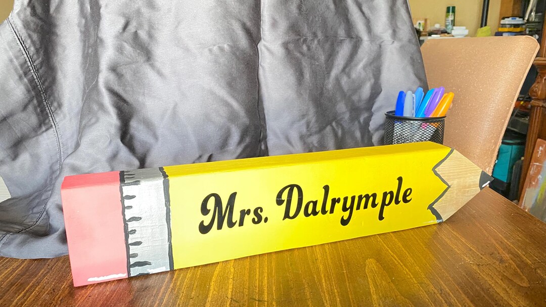 Customizable Classroom/office Desk Nameplate - Etsy