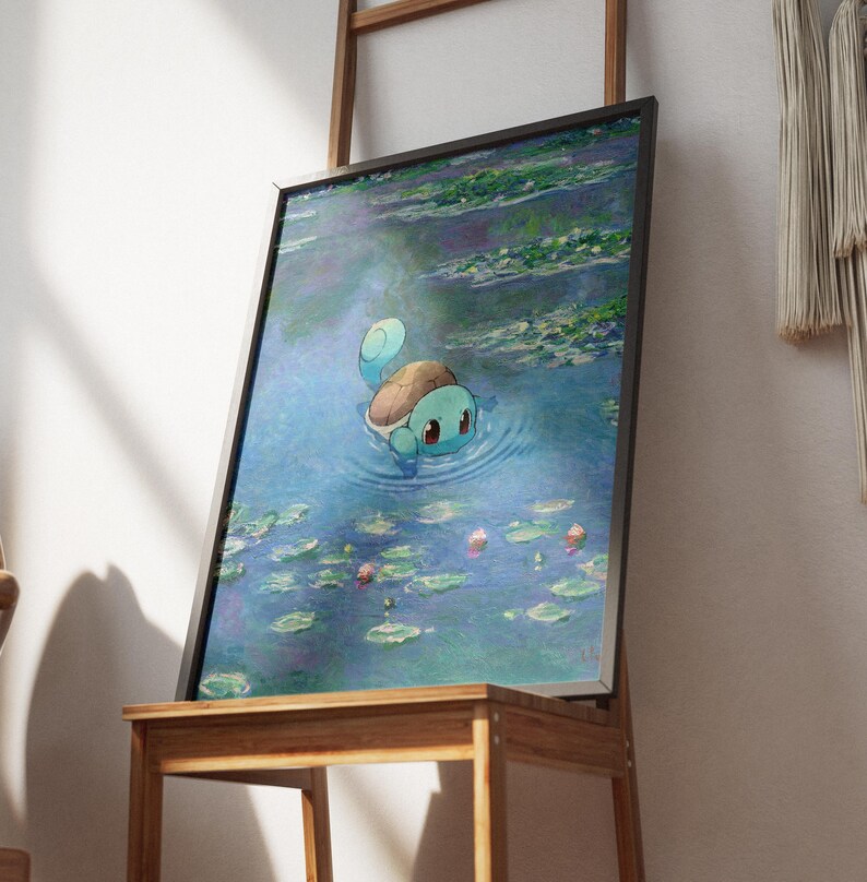 Pokémon Squirtle Poster, Original Gift, "squirtle" Poster, Wall ...