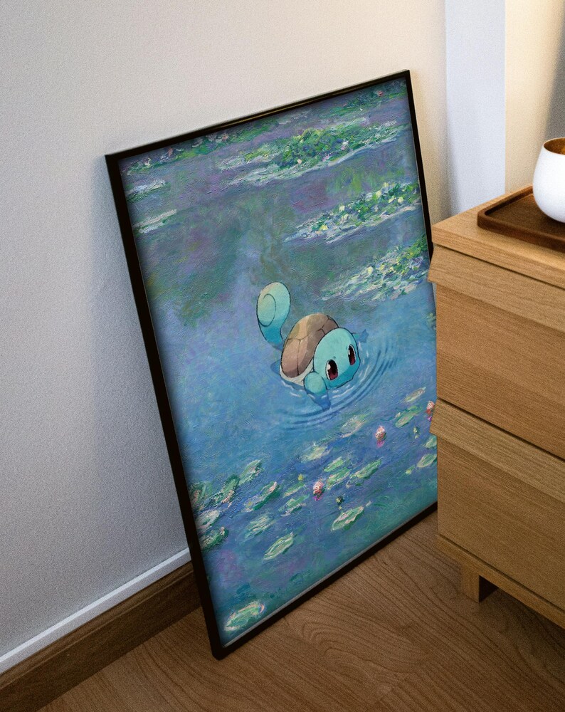 Pokémon Squirtle Poster, Original Gift, "squirtle" Poster, Wall ...