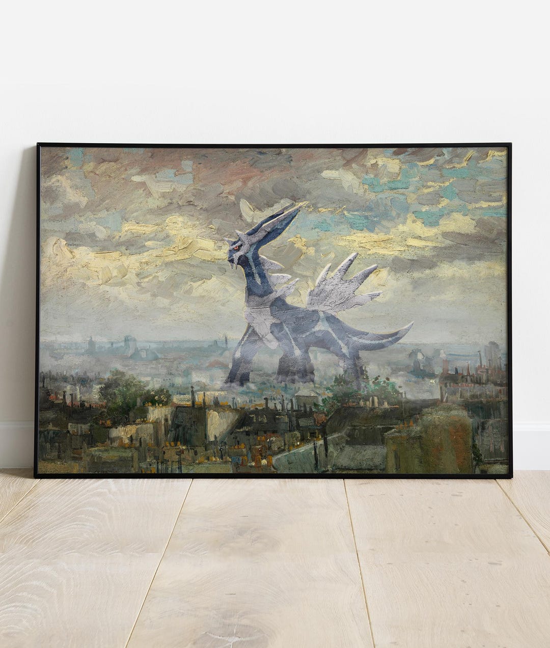 Dialga Poster | Pokémon X Van Gogh | Dialga Poster | Indoor Wall Decor ...