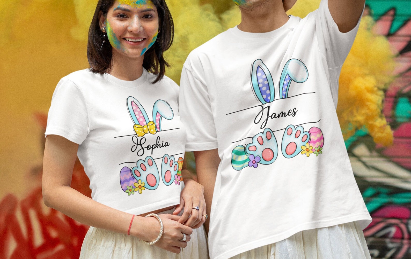 Personalized Easter Shirts, Matching Easter Shirts, Couple Shirts for a ...