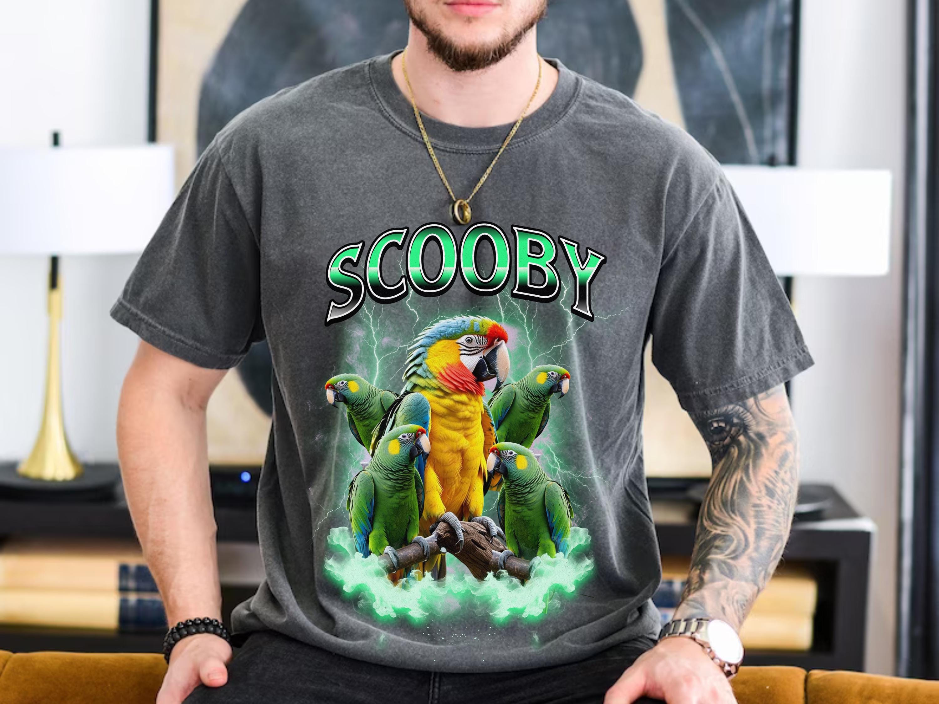 Retro Custom Parrot Bootleg Rap Tee Custom Pet Shirt Bootleg Rap Tee ...