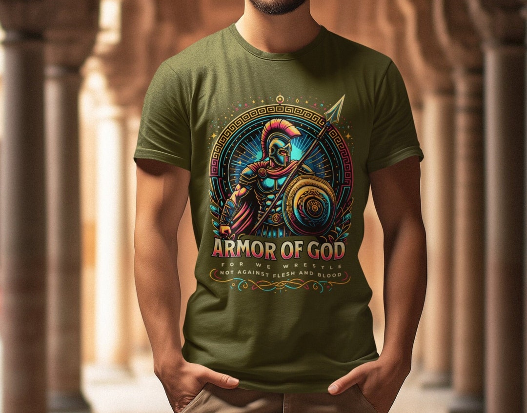 Christian Shirt Armor of God Ephesians Bible Verse, Armor of God ...
