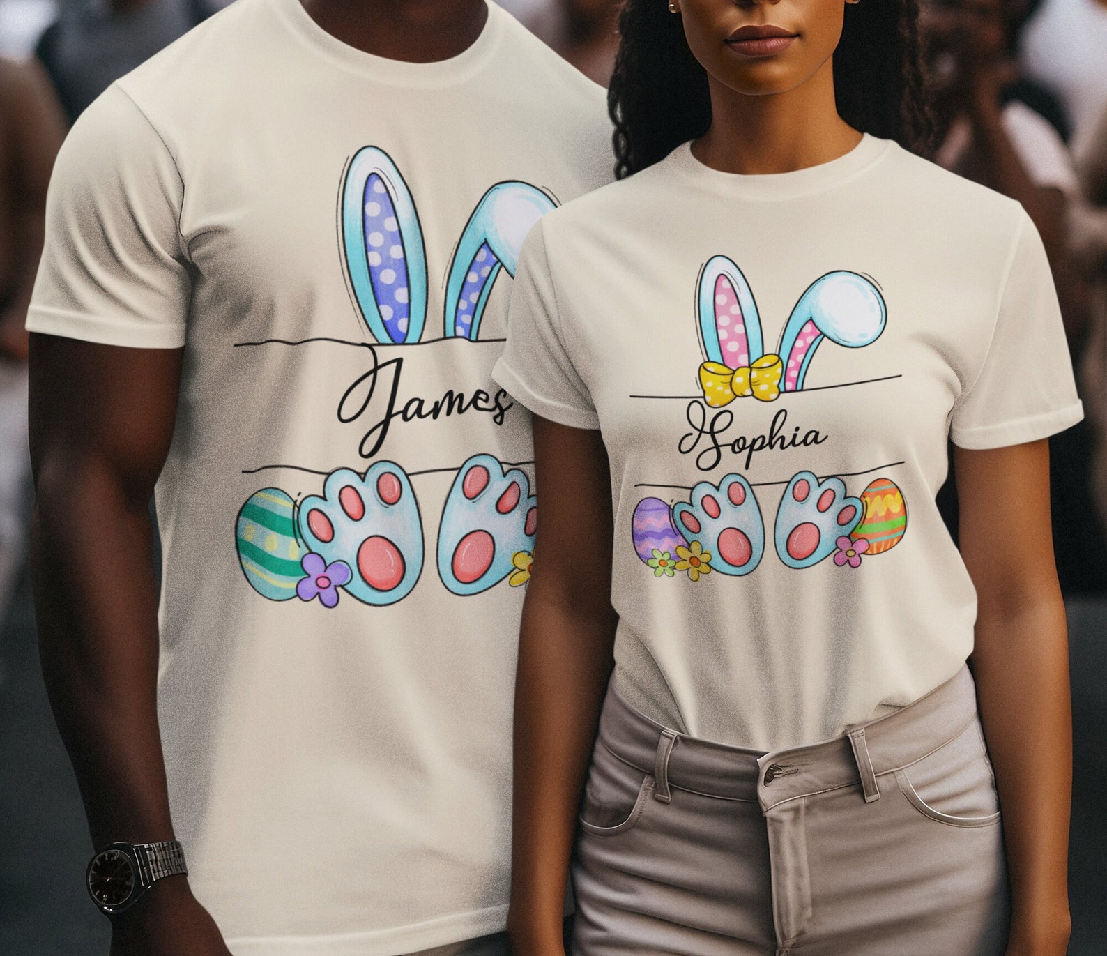 Personalized Easter Shirts, Matching Easter Shirts, Couple Shirts for a ...