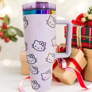 Hello Kitty Laser Engraved Rainbow Stainless Steel Tumbler - Etsy