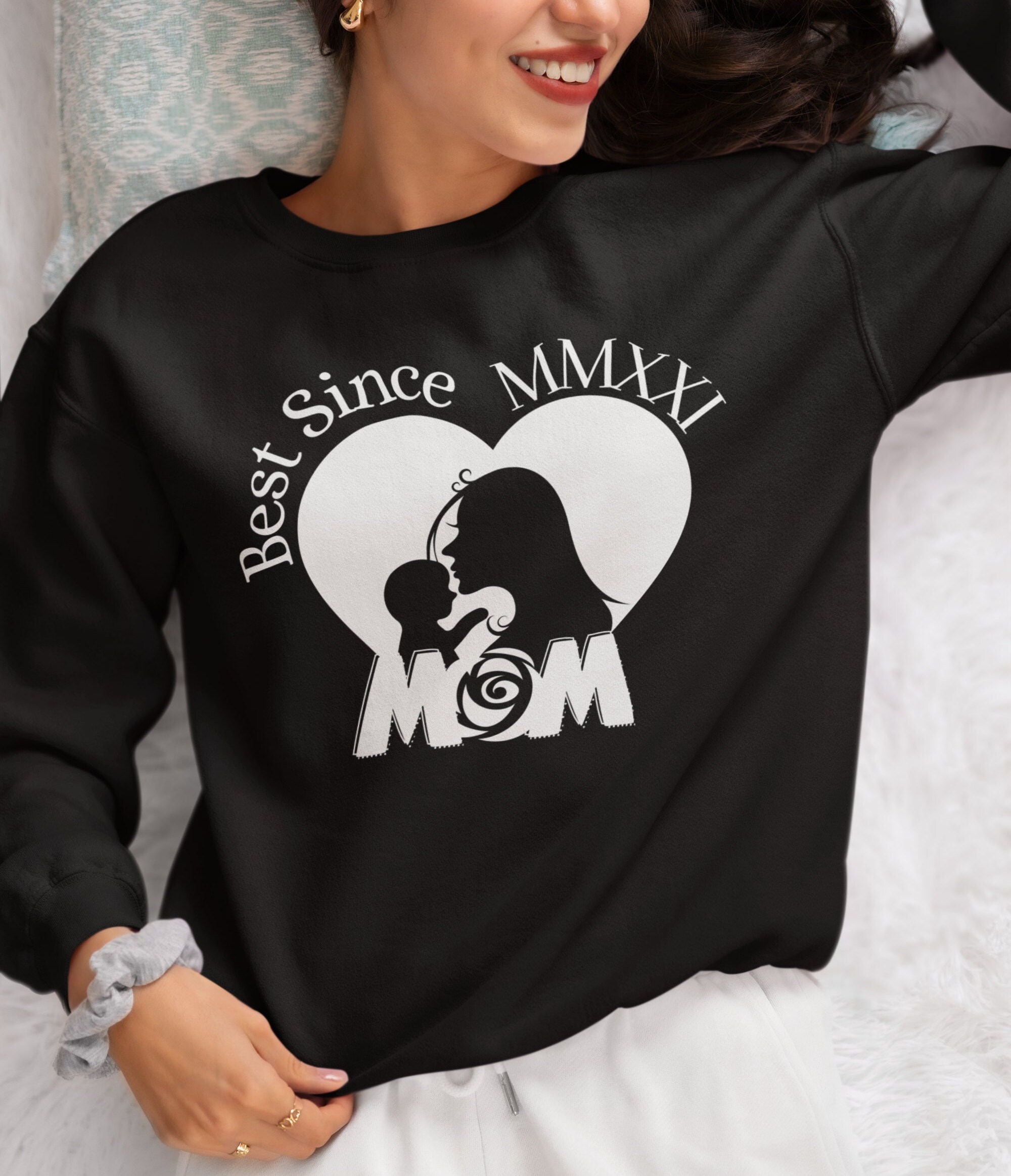 Custom Mom Sweatshirt: Personalized Roman Numeral Gift - Etsy